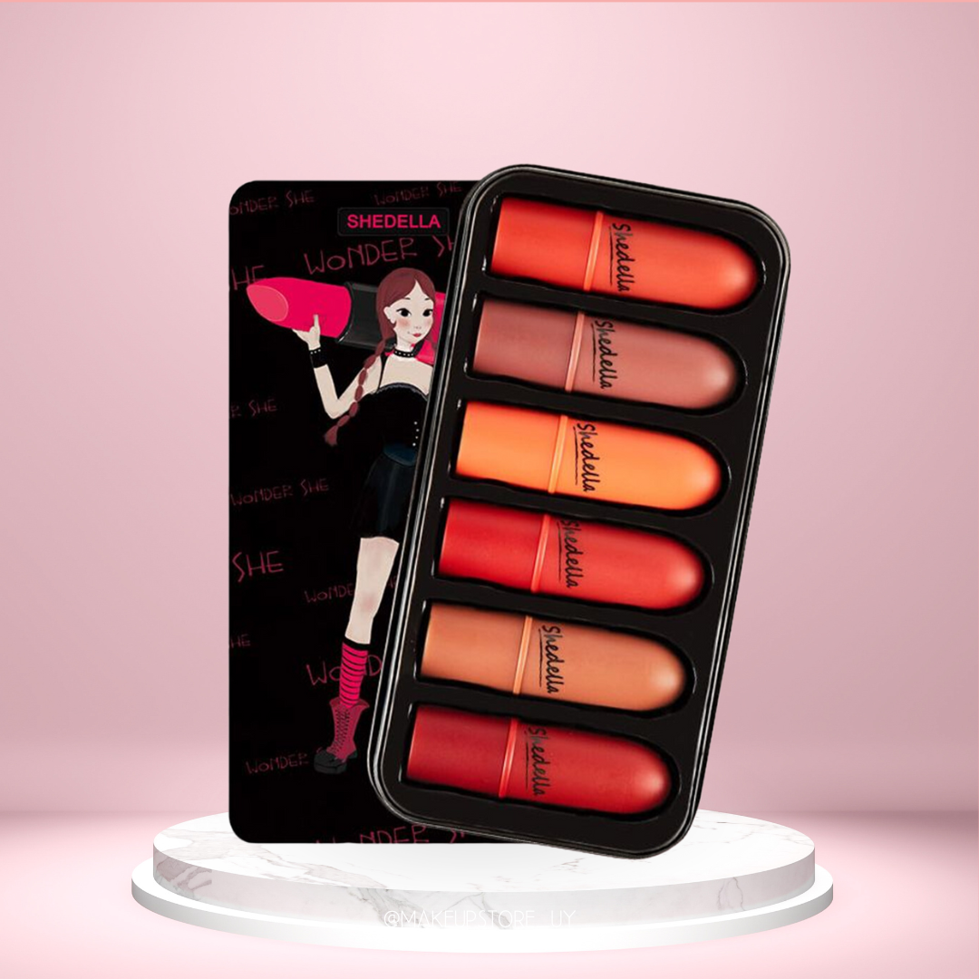 Kit de 6 Labiales Matte – MakeUpStoreUy